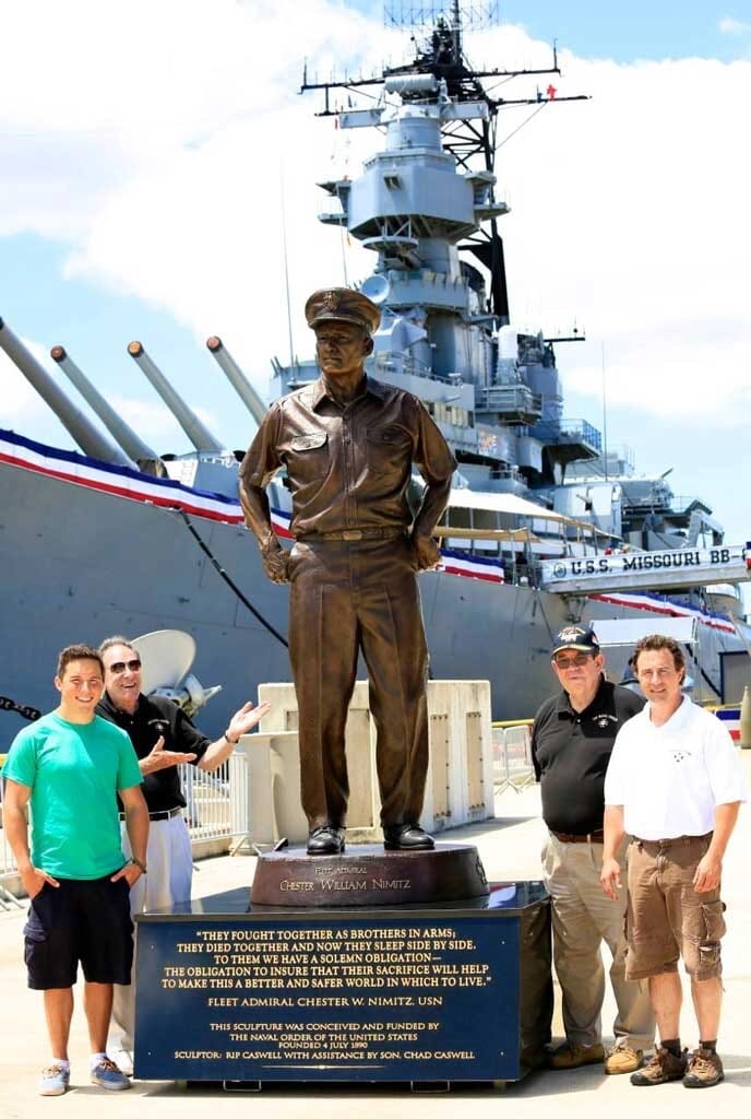 Admiral Nimitz - Caswell Sculpture