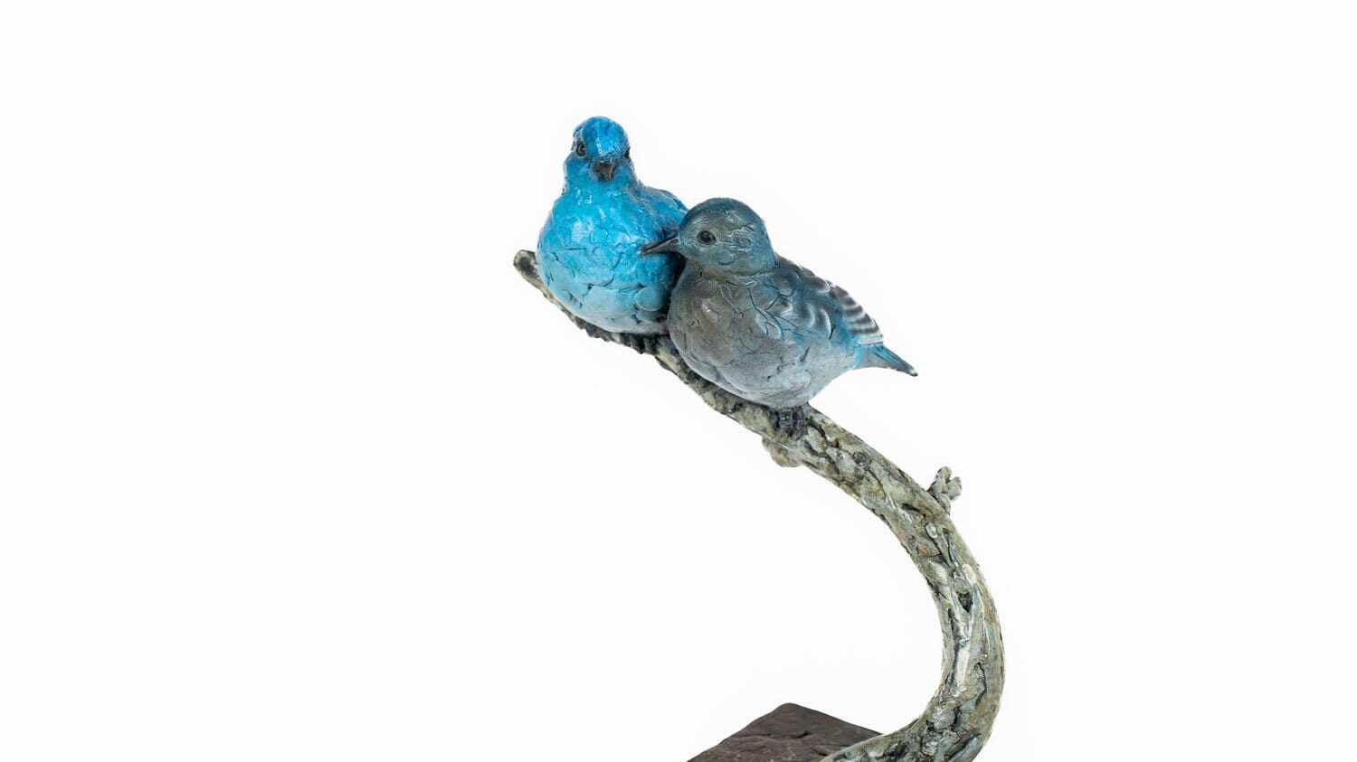 Blue Birds - Faithful Companion - Caswell Sculpture